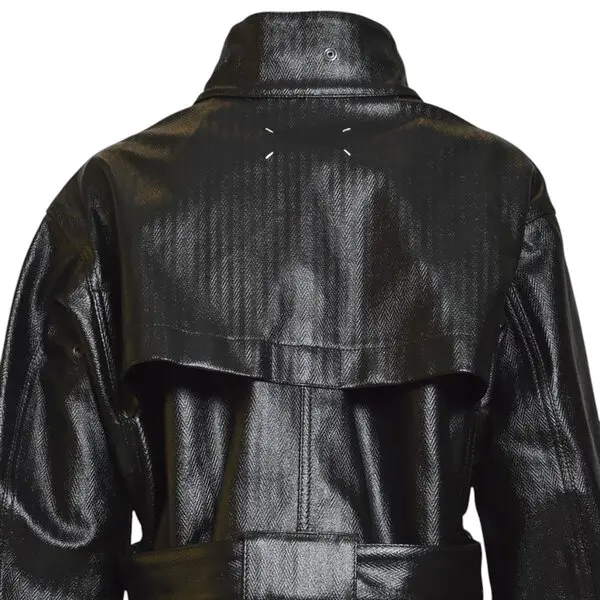 MAISON MARGIELA Stand Collar Belted Jacket