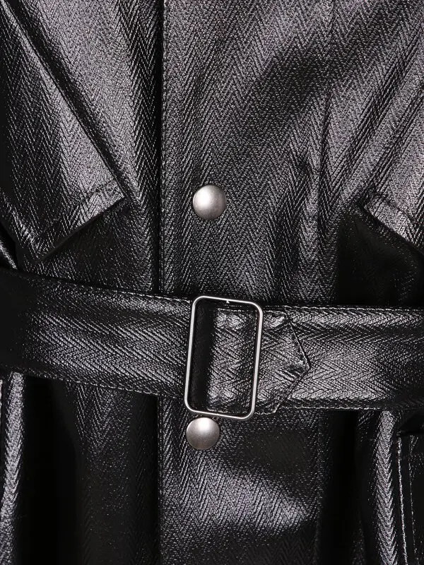 MAISON MARGIELA Stand Collar Belted Jacket