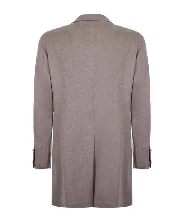 Tagliatore Colorado Single-breasted Coat - Beige