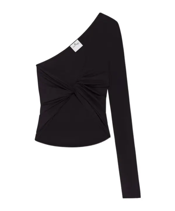 COURREGES Asymmetrical Top - Black