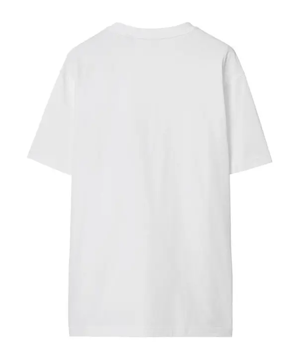 Burberry Checked Pocket T-shirt - White
