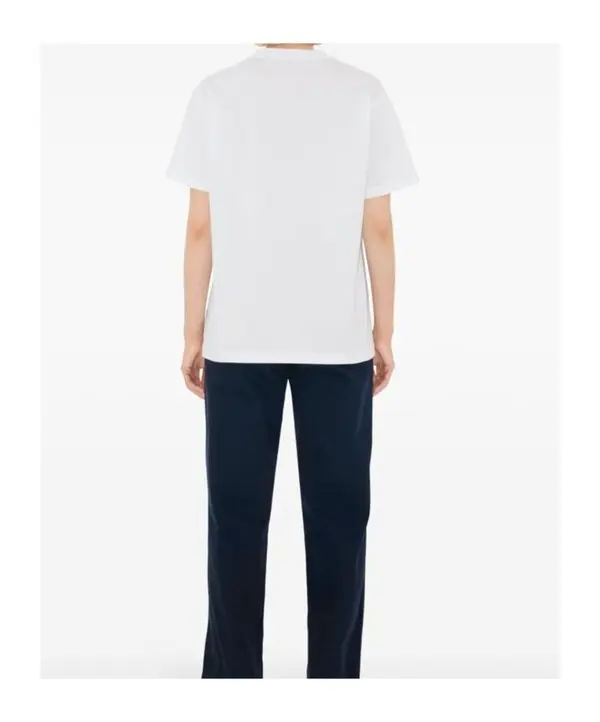 Burberry Checked Pocket T-shirt - White