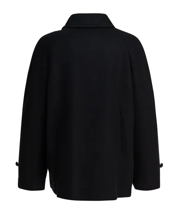 CIRCOLO 1901 Long-sleeved Jacket With Lapel Collar - Black