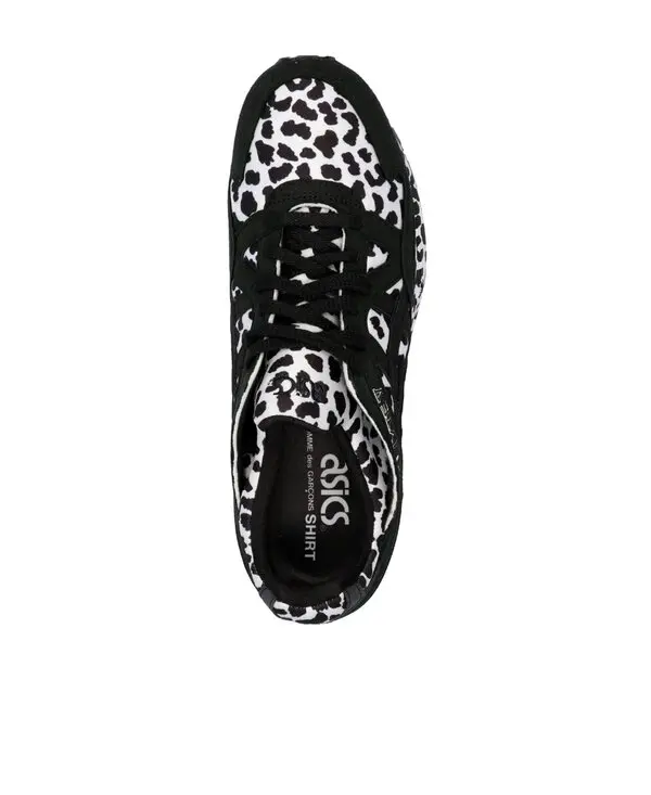 Comme Des Garçons Leopard Print Lace-up Sneakers