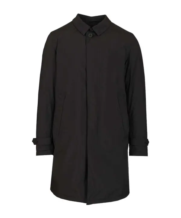 Herno Padded Trench Coat - Black