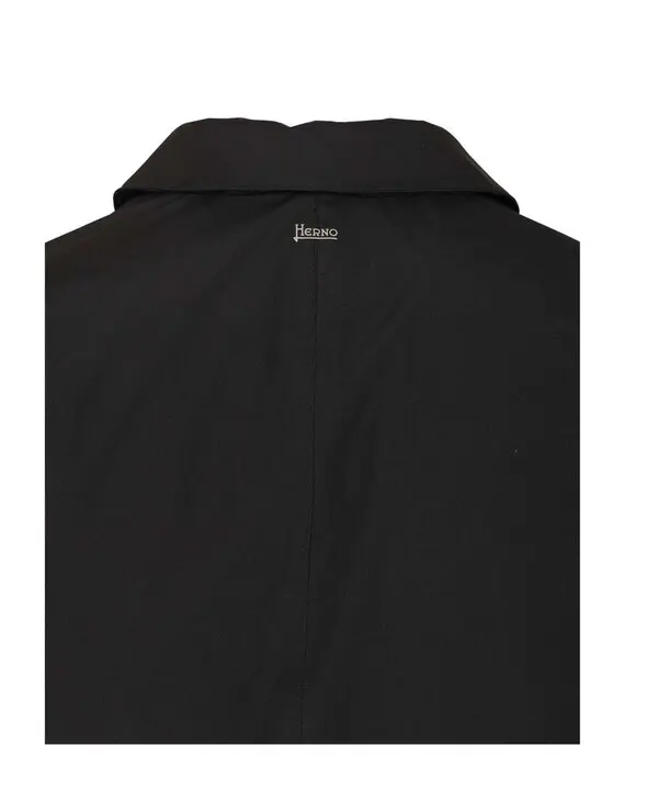 Herno Padded Trench Coat - Black