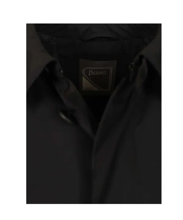 Herno Padded Trench Coat - Black