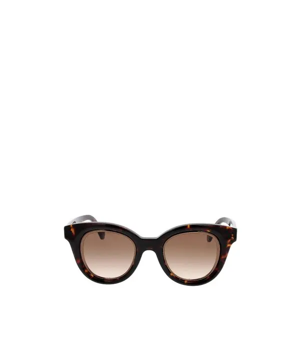 Loewe Oval Frame Sunglasses - Nude