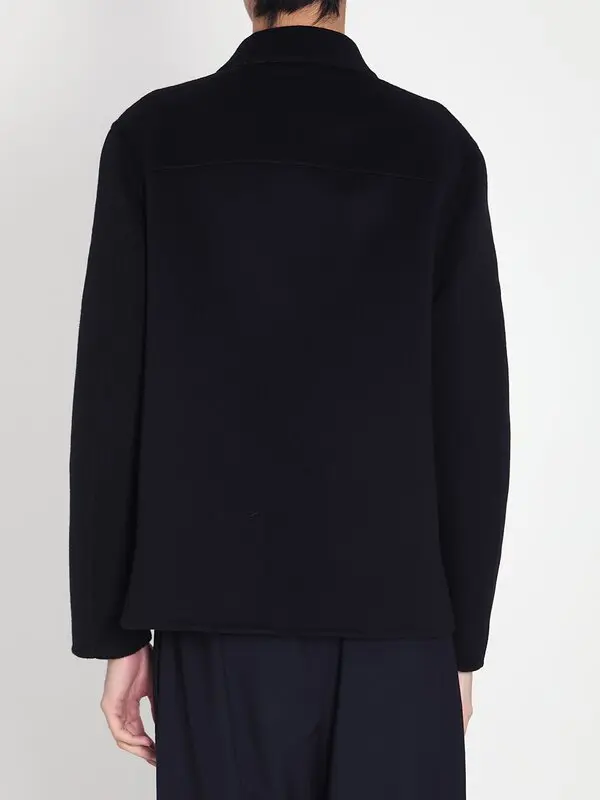 Dior Icons Workwear Jacket With Metal Button Details - Black
