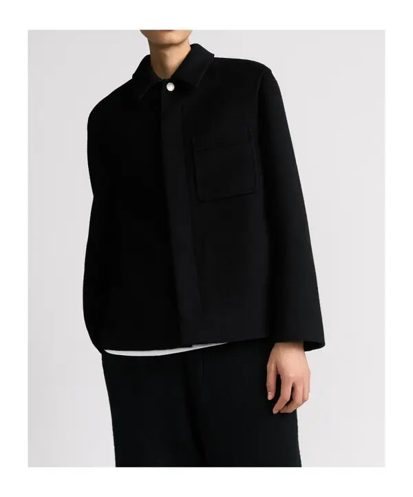 Dior Icons Workwear Jacket With Metal Button Details - Black
