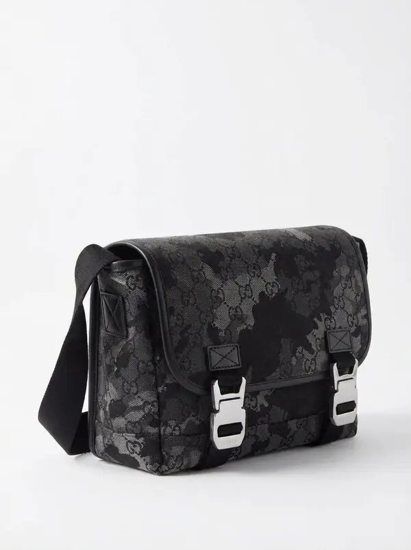 Gucci Gg Small Crossbody Bag - Black/gray
