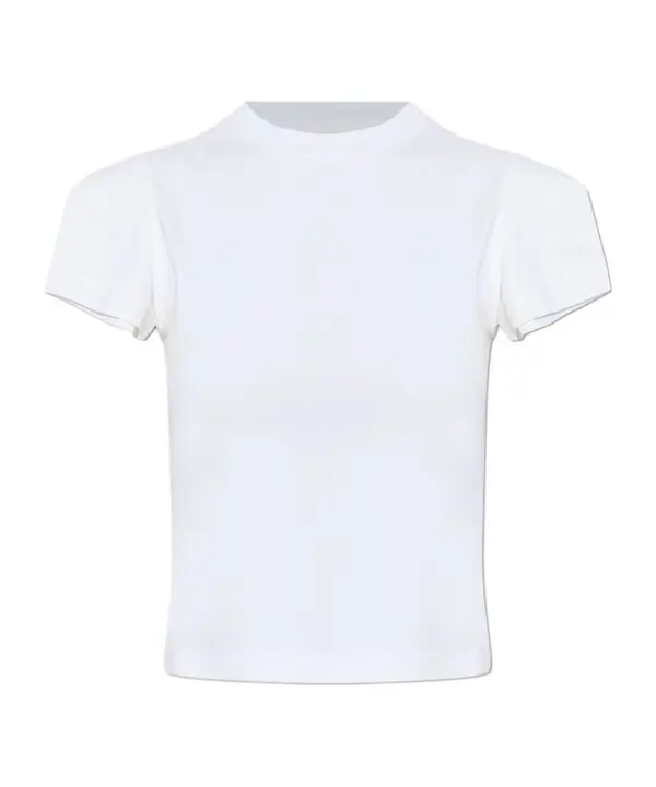 Vetements Logo Detailed Cut-sleeve T-shirt - White