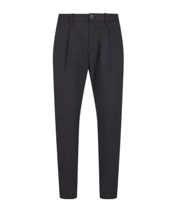 Herno Button Detailed Tapered Trousers - Blue