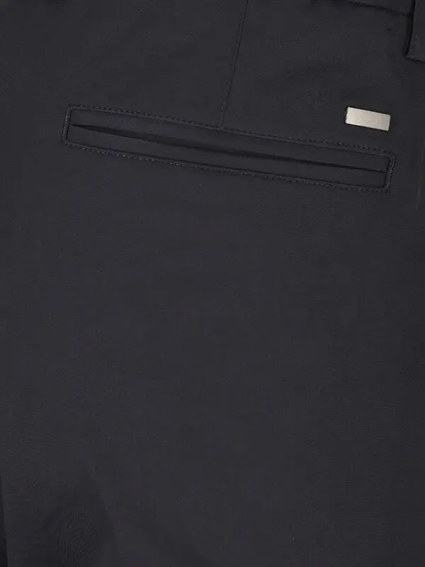 Herno Button Detailed Tapered Trousers - Blue