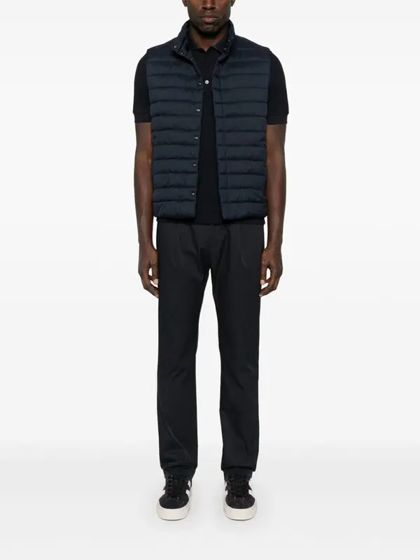 Herno Button Detailed Tapered Trousers