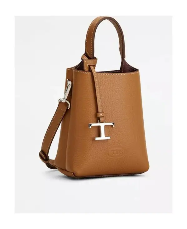 TOD'S Logo Plaque Top Handle Bag