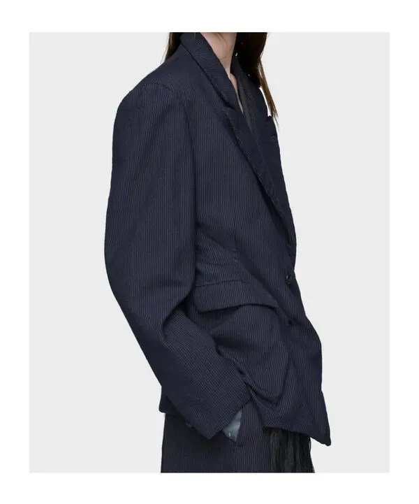 MAISON MARGIELA Wool Pinstripe Blazer