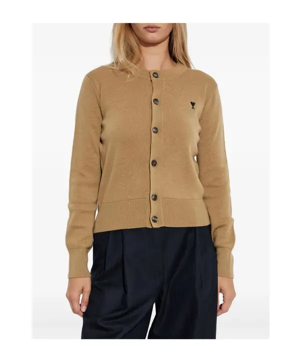 AMI Paris De Coeur Knitted Cardigan