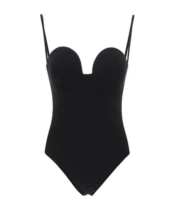 Magda Butrym Round Cup One-piece Swimsuit - Black