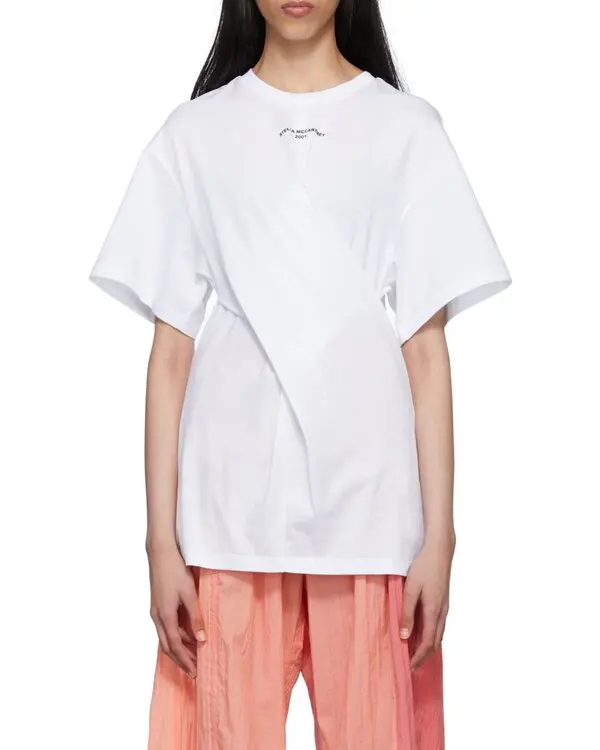 Stella McCartney Twist Logo Crewneck T-shirt