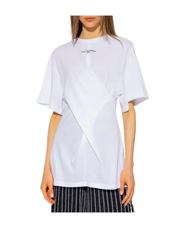Stella McCartney Twist Logo Crewneck T-shirt