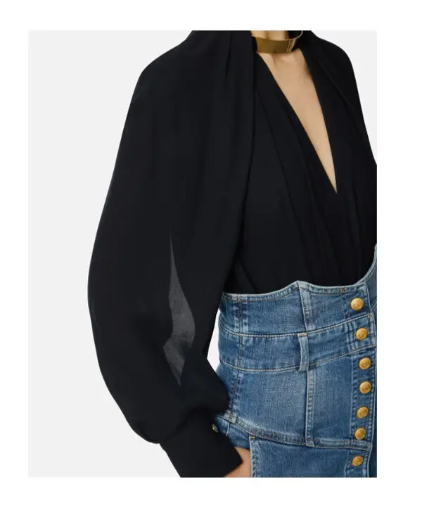 Elisabetta Franchi Tone Metal Choker Necklace