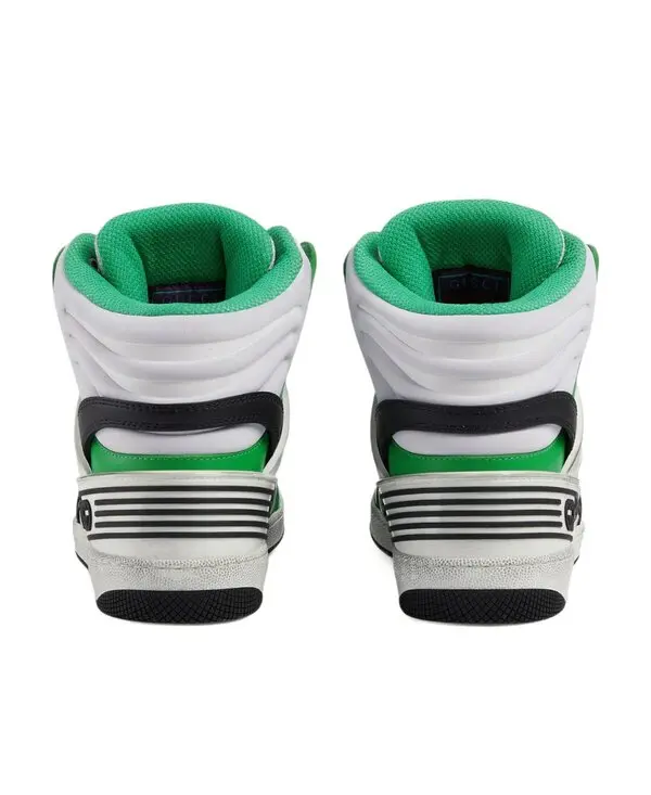 Gucci Basket High-top Sneakers - White