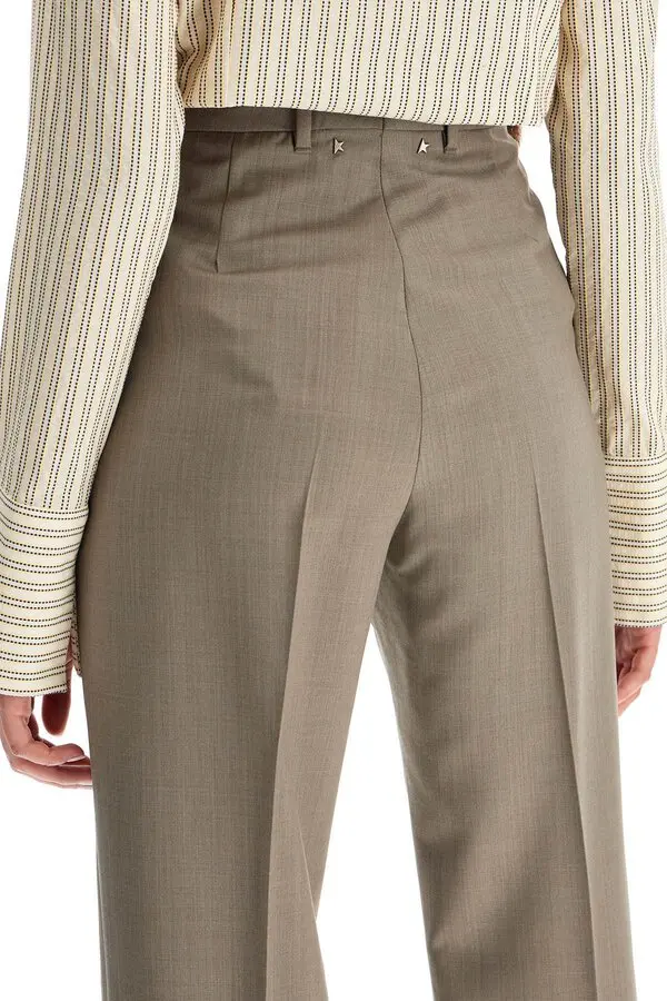 GOLDEN GOOSE Tailored Straight-leg Trousers - Green