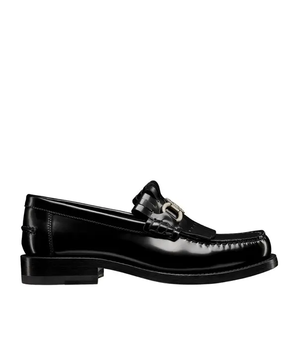 Dior Emblem Loafer - Black