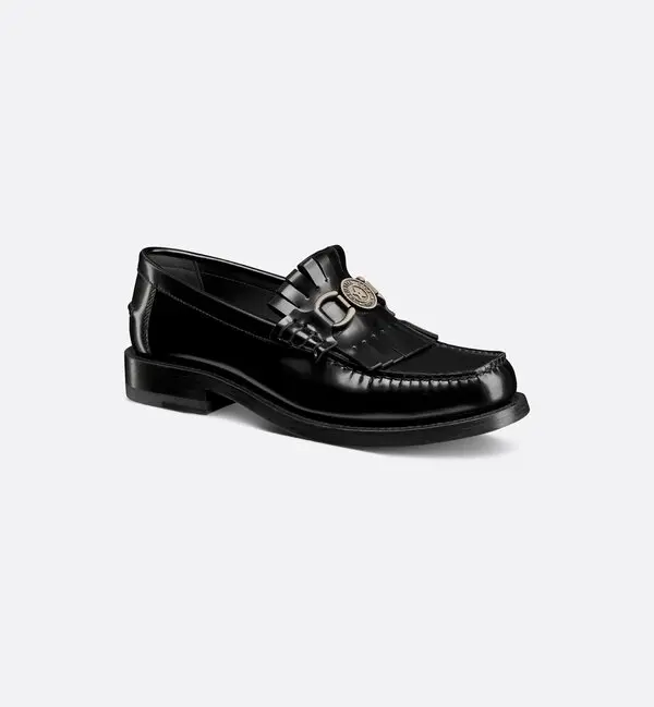 Dior Emblem Loafer - Black