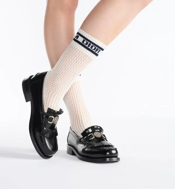 Dior Emblem Loafer - Black