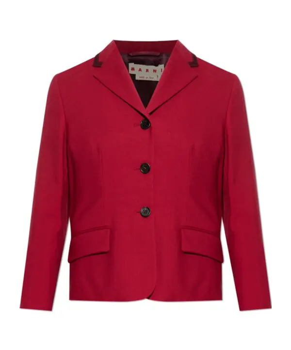 Marni Single-breasted Cropped Blazer