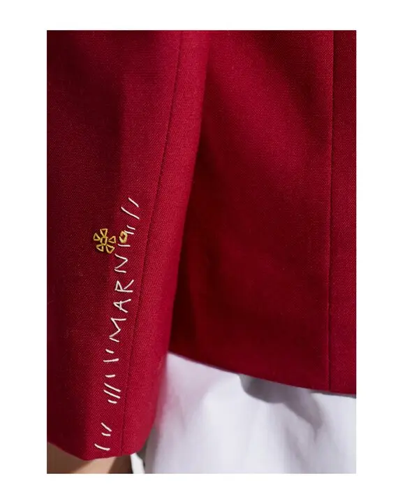 Marni Single-breasted Cropped Blazer