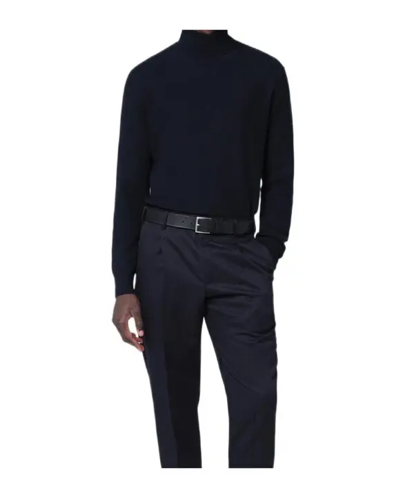 Tagliatore Long-sleeved Turtleneck Jumper - Black