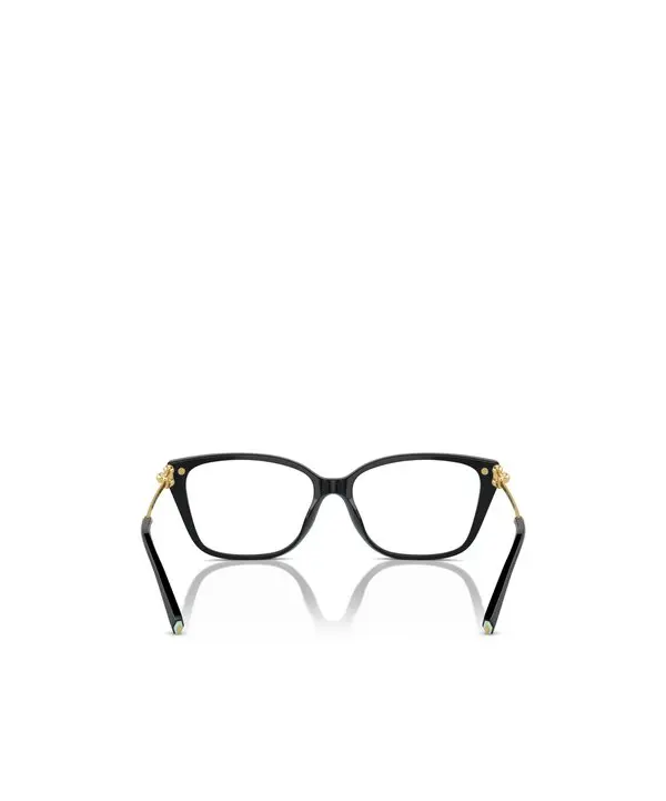 TIFFANY  CO. Tiffany & Co. Rectangle Frame Eyeglasses With Gold Tone Accents