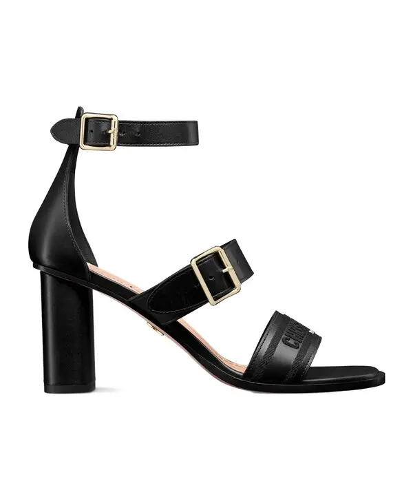 Dior Dway Heeled Sandal - Black