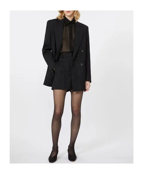 Max Mara Siberia Sequined Striped Shorts