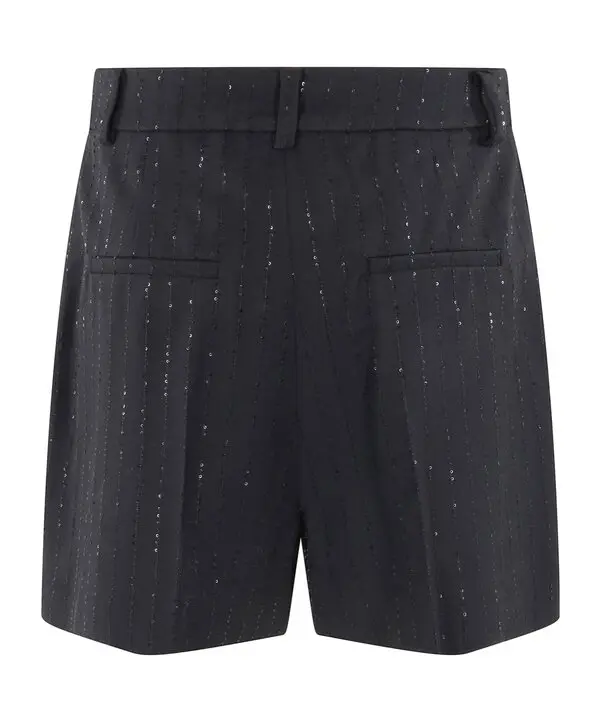 Max Mara Siberia Embellished Striped Shorts - No