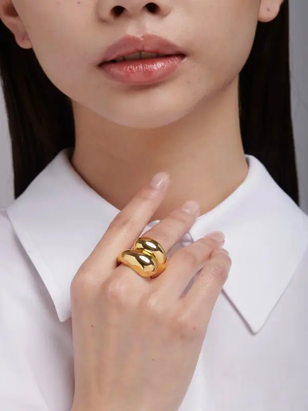 Federica Tosi Sculptural Gold Tone Ring
