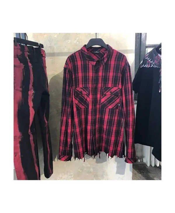 MARCELO BURLON COUNTY OF MILAN Check Print Shirt