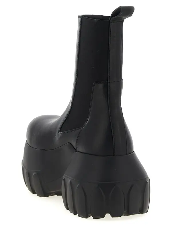 Rick Owens Almond Toe Ankle Boots - Black