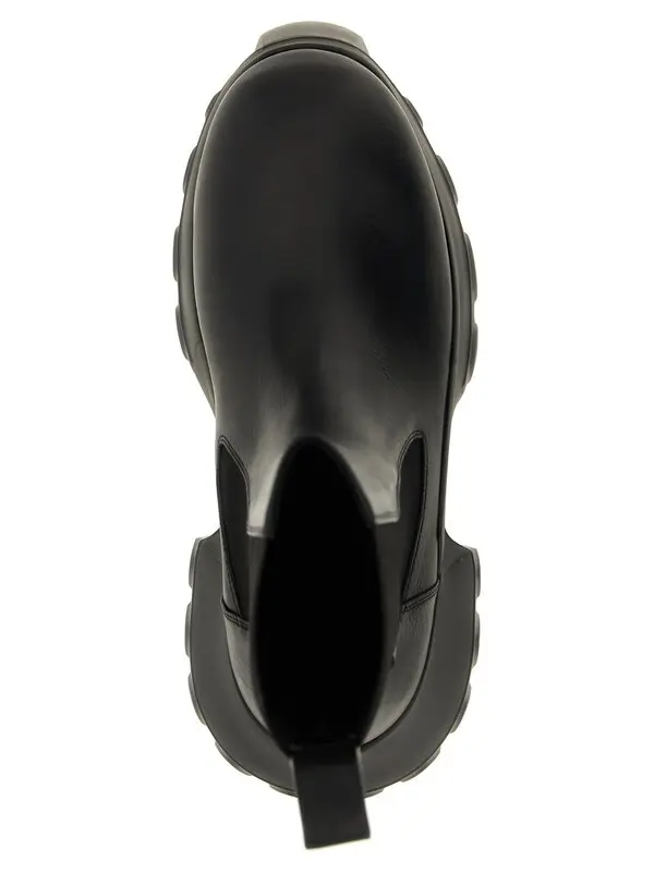 Rick Owens Almond Toe Ankle Boots - Black