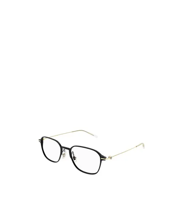 Montblanc Square Frame Eyeglasses - Black Gold