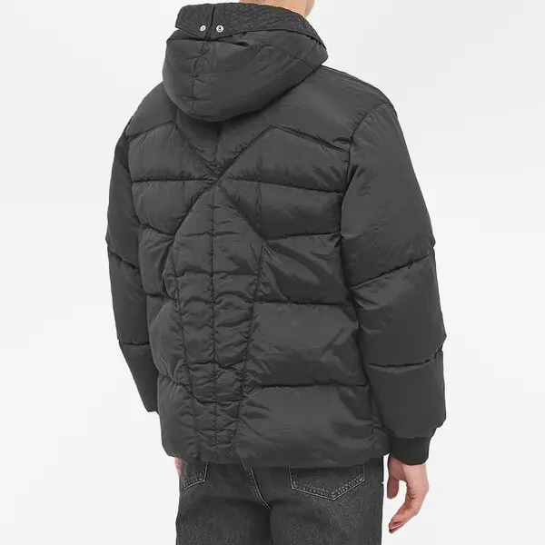 Stone Island Zippered Hooded Down-feather Jacket