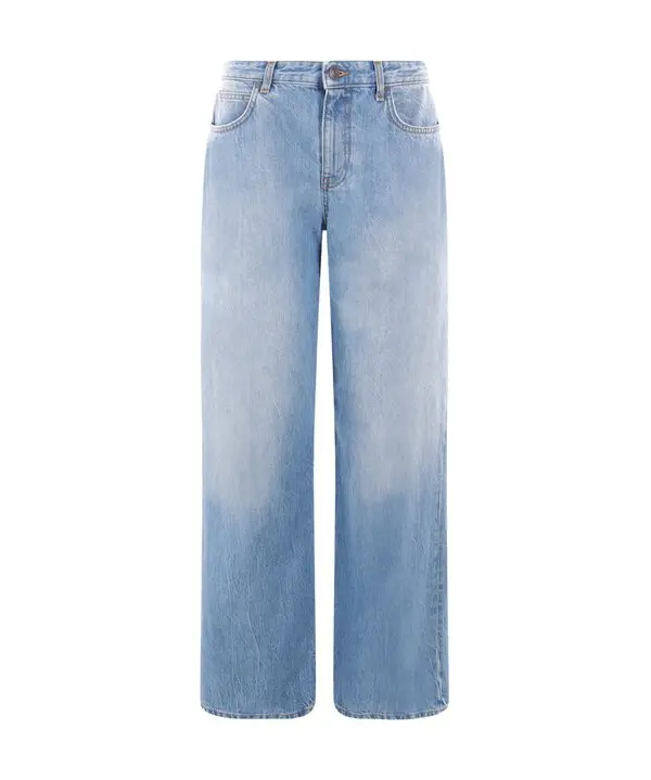 THE ROW Wide Leg Jeans