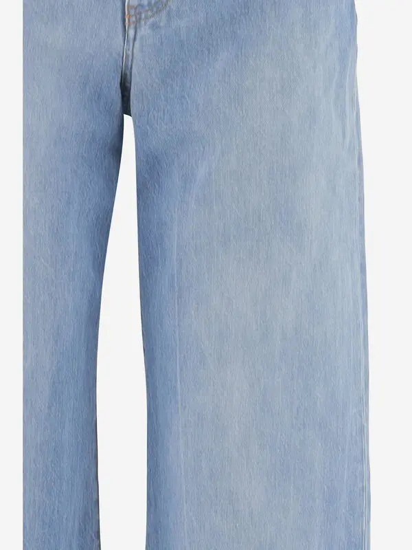 THE ROW Wide Leg Jeans