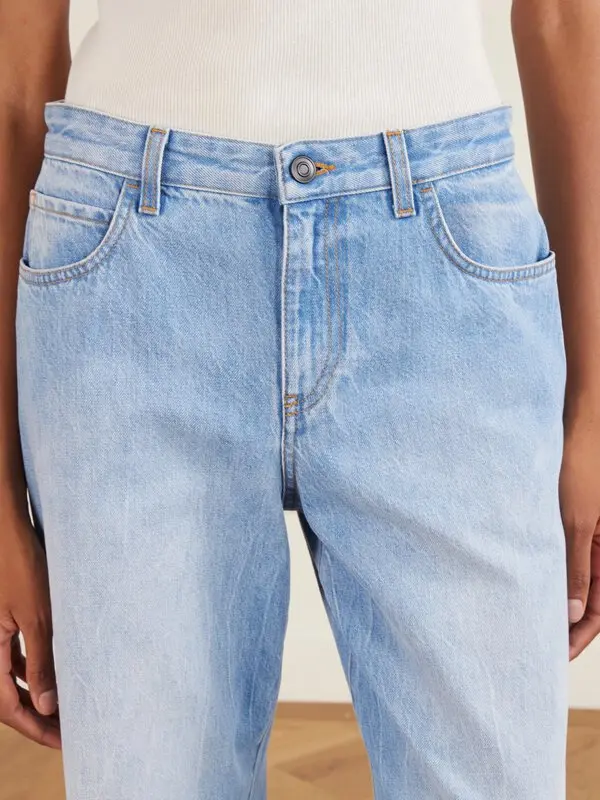THE ROW Wide Leg Jeans