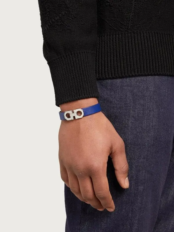 FERRAGAMO Gancini Bracelet - Blue
