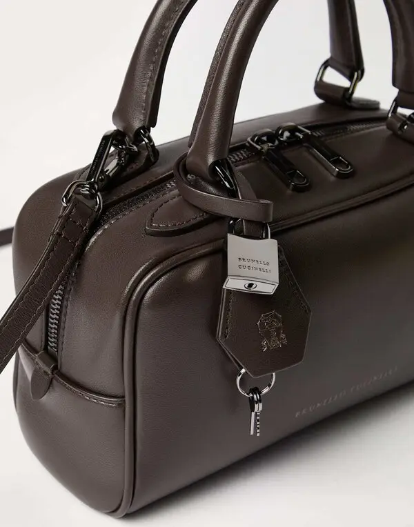 Brunello Cucinelli Explorer Small Boston Bag - Black