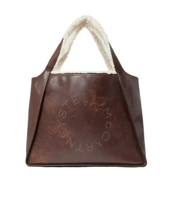 Stella McCartney Logo Tote Bag - Espresso